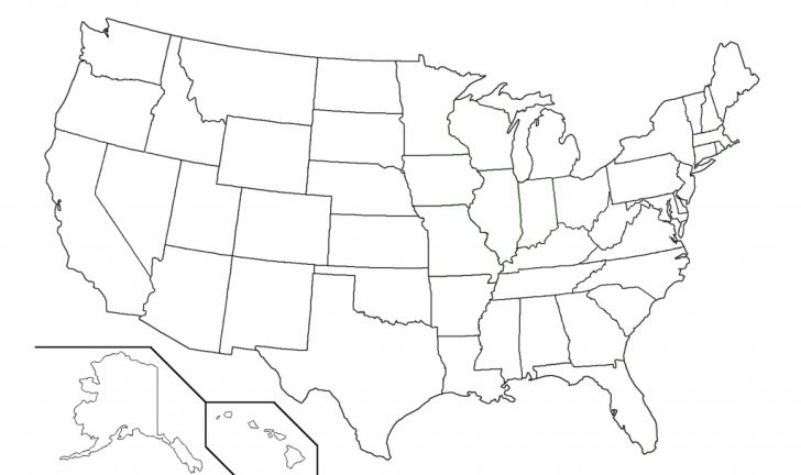 Fill In Map Of Us Blank Map Of United States Quiz Best 50 States Map ...