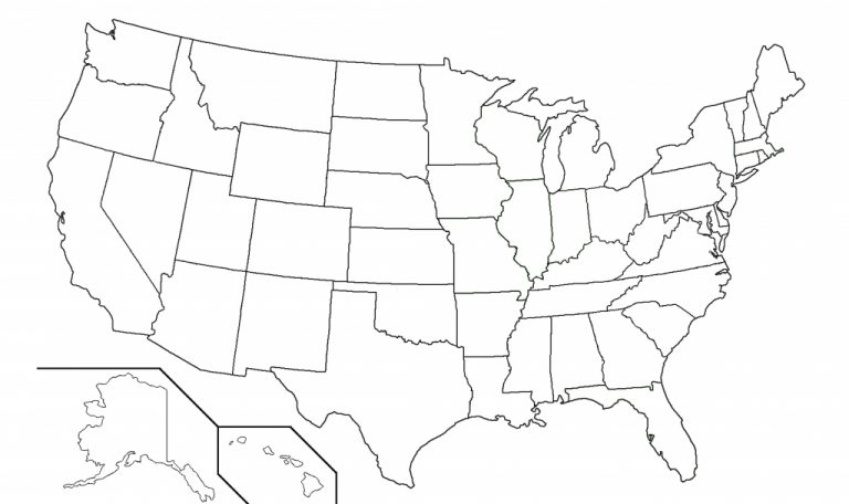 Fill In Map Of Us Blank Map Of United States Quiz Best 50 States Map ...