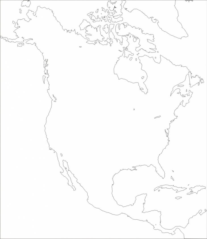 North America Map Outline Pdf Maps Of Usa For A Blank Printable 7 ...