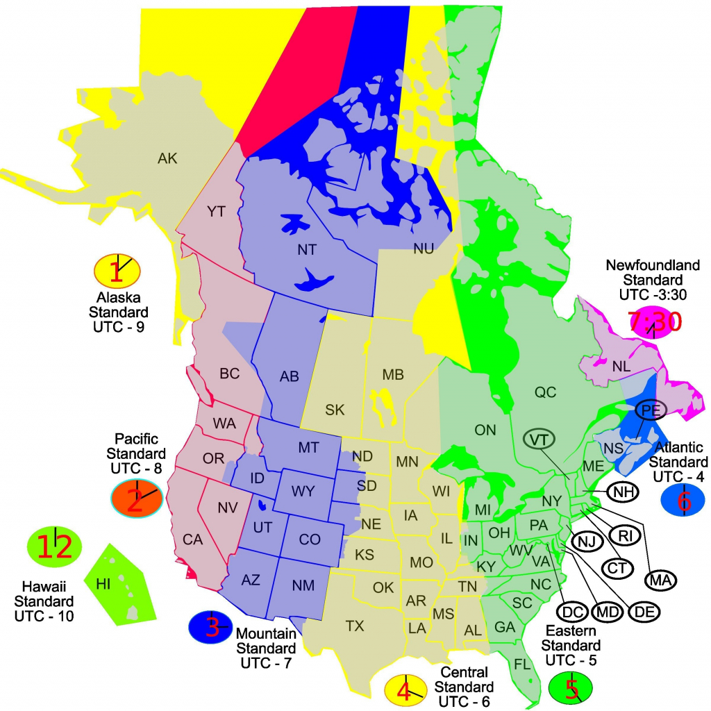 Printable Usa Time Zone Map Printable US Maps Printable Usa Time Zone Map Printable US Maps