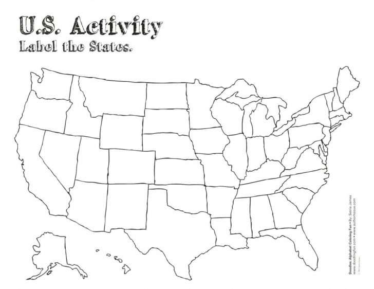 United States Map Outline Labeled Save Label Worksheet Valid Us | Us ...