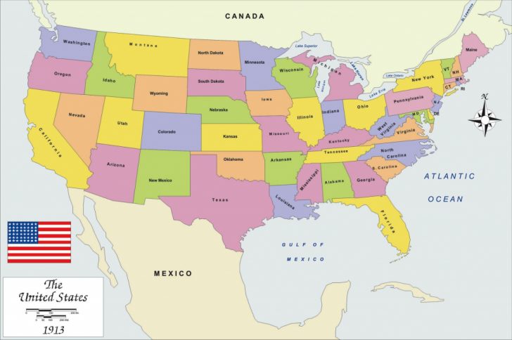 Us Map With Cities Printable Us Political Map Awesome Printable Us ...