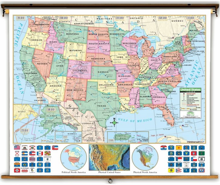 Us Time Zones Printable Map Printable Time Zone Map With States Best ...