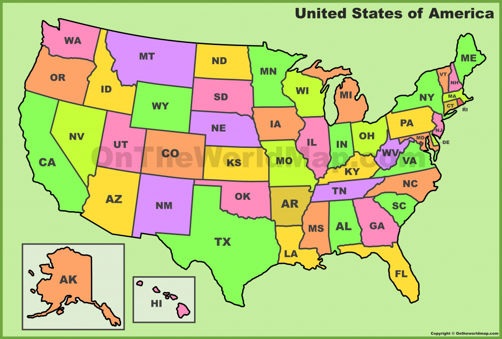 United States Map With State Abbreviations And Capitals New Printable United States Map With State Abbreviations And Capitals New Printable