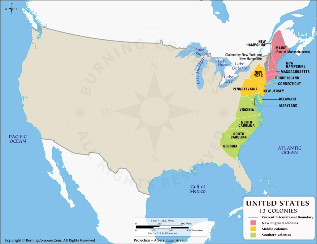 In What Order Were The 13 American Colonies Established? | List | 13 ...