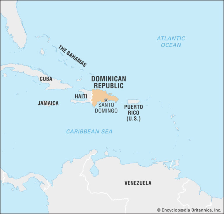 Map Of Dominican Republic And USA - Printable US Maps