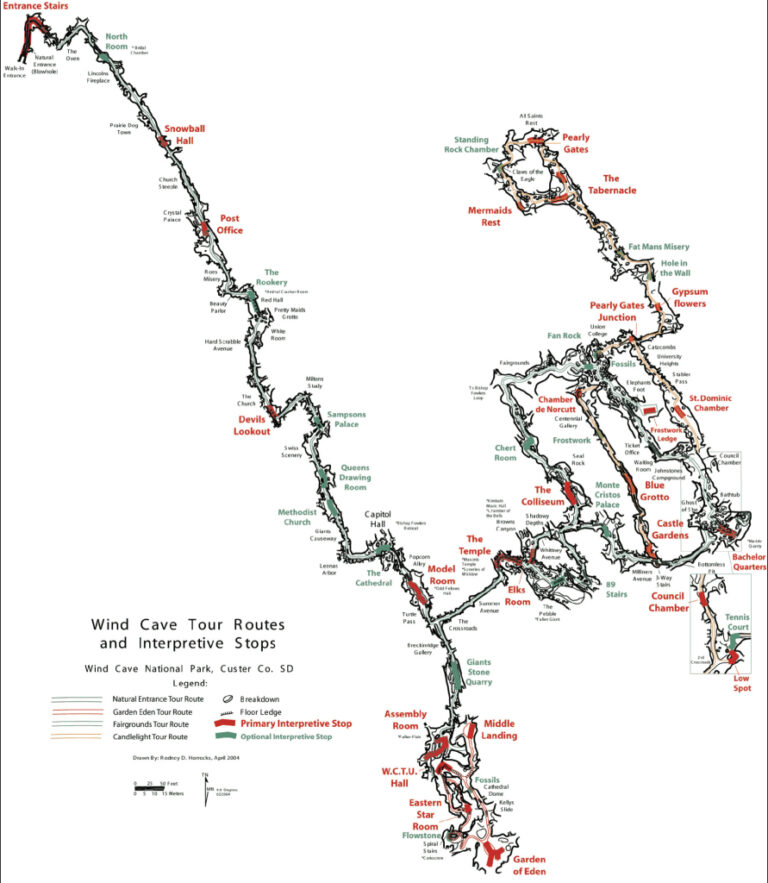 Map Of Caves In USA - Printable US Maps