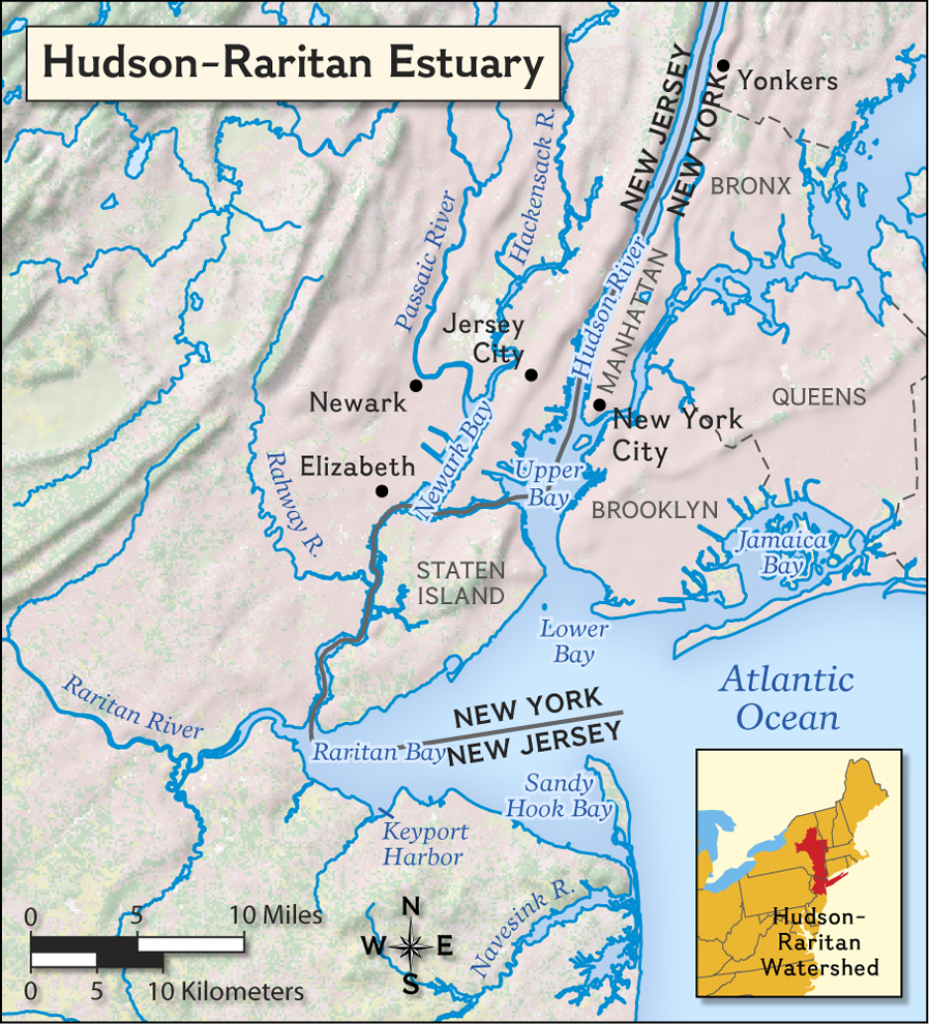 Map Of USA Hudson River - Printable US Maps