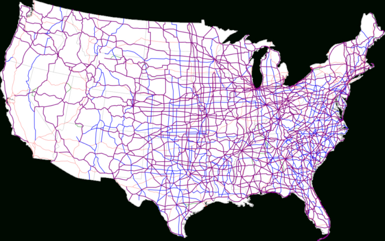 United States Numbered Highway System – Wikipedia | Interstate Hwy Map ...